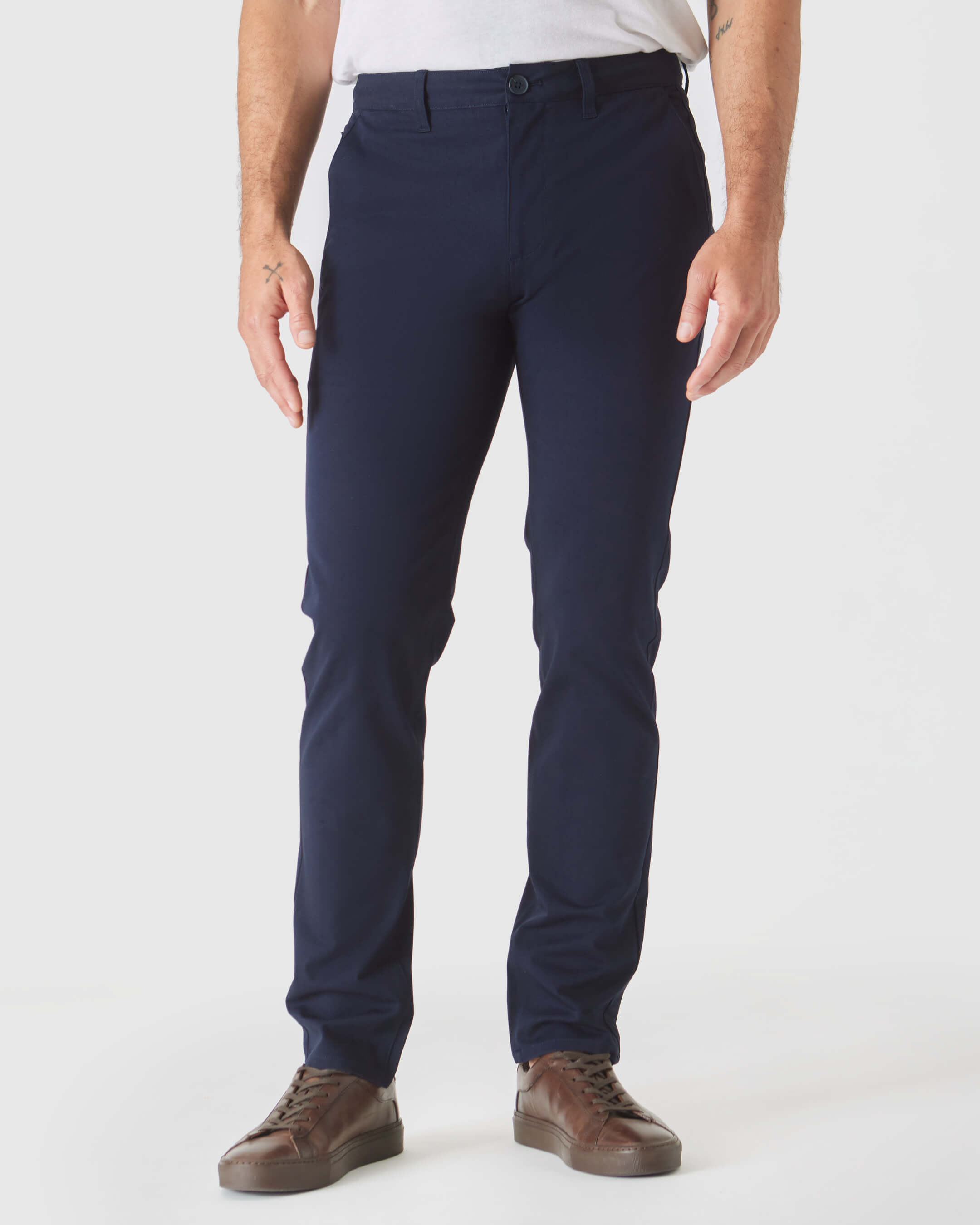 Navy Slim Twill Chino Pant – Offracks