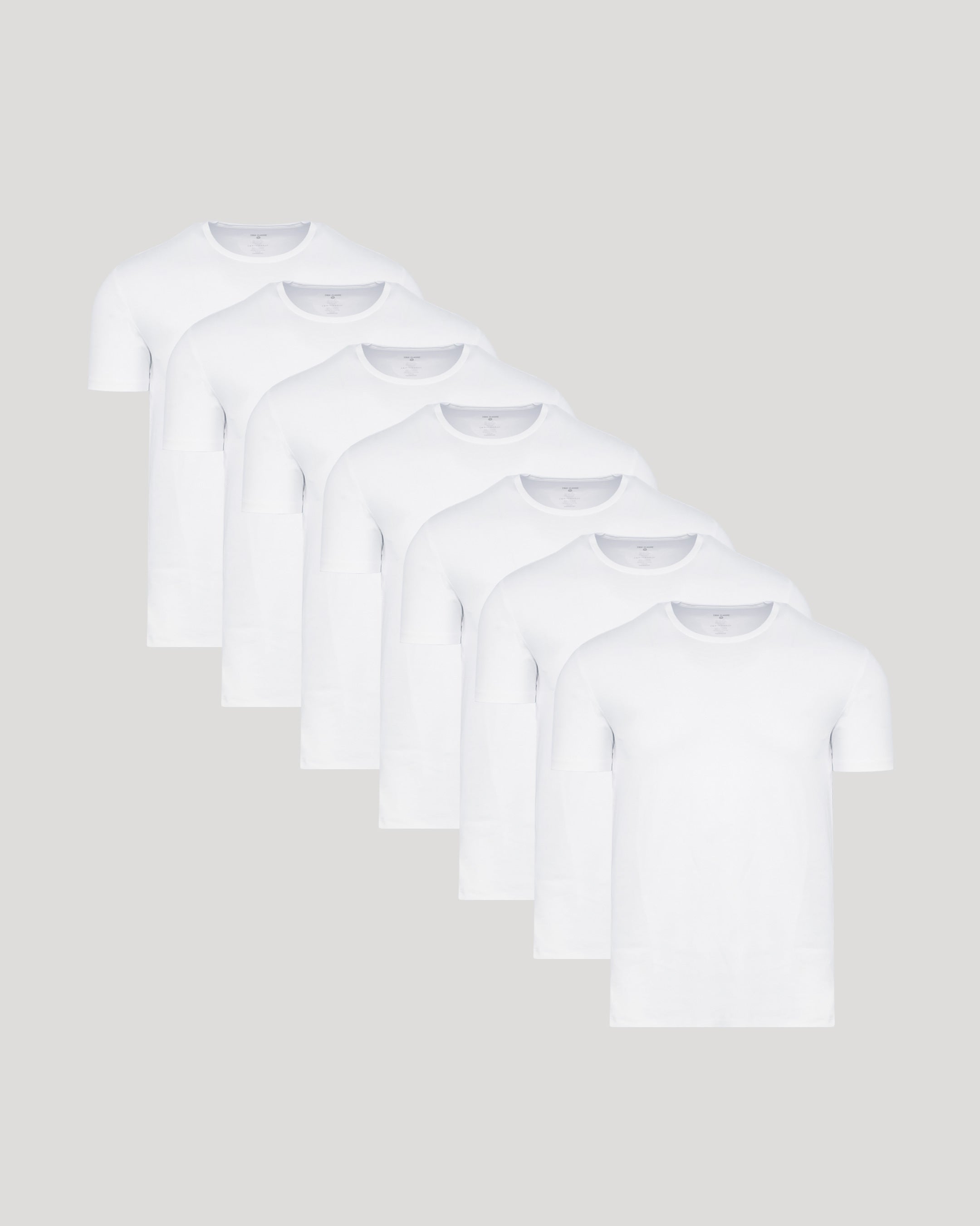 White Pima Crew Neck 7-Pack – Offracks